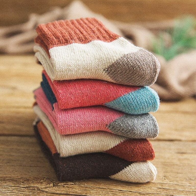Chaussettes de couleur Tore (5 paires) - Laine de Mérinos